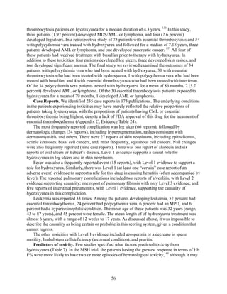 Hydroxyurea for the treatment of sickle cell disease2 | PDF
