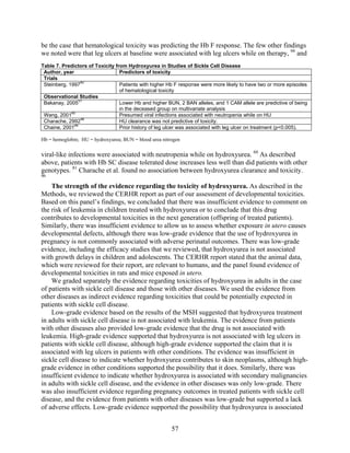 Hydroxyurea for the treatment of sickle cell disease2 | PDF