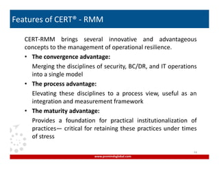 HYDSPIN-ProMinds CERT-RMM Presentation (25Aug2011) | PPT
