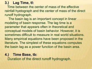 Hyetograph and hydrograph analysis | PPTX