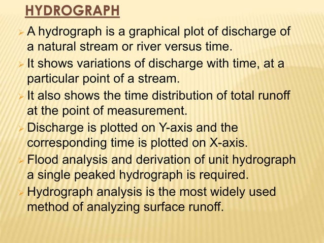 Hyetograph and hydrograph analysis | PPTX | Geography | Science