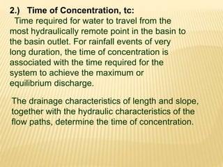 Hyetograph and hydrograph analysis | PPTX