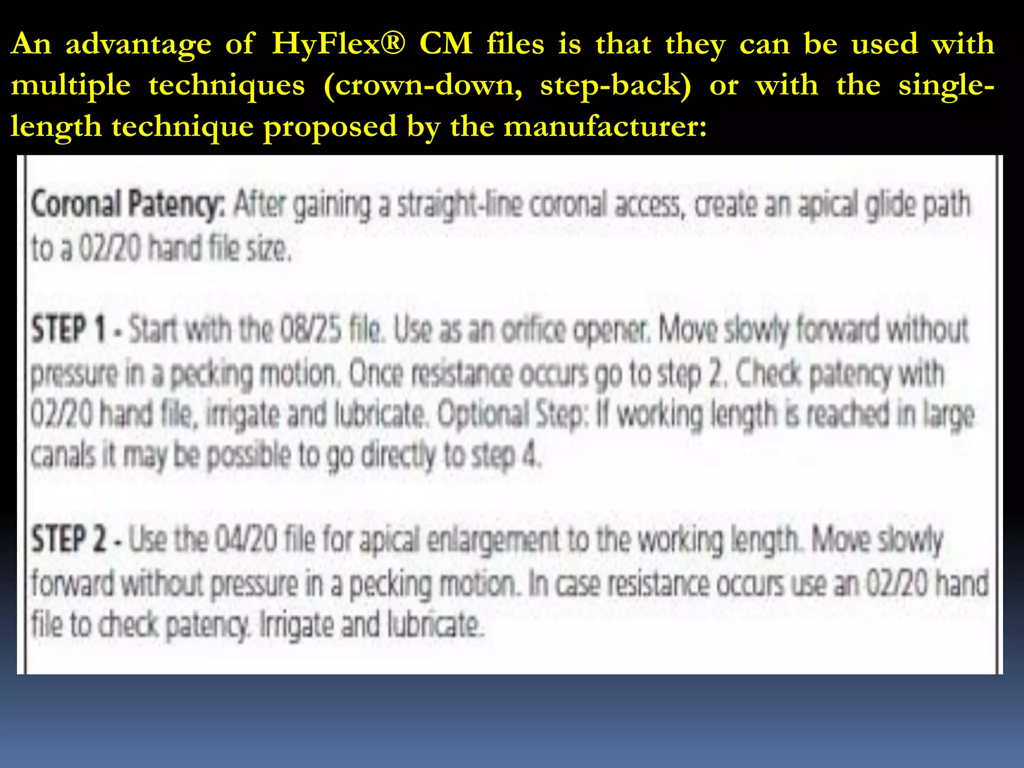 HyFlex CM File | PDF