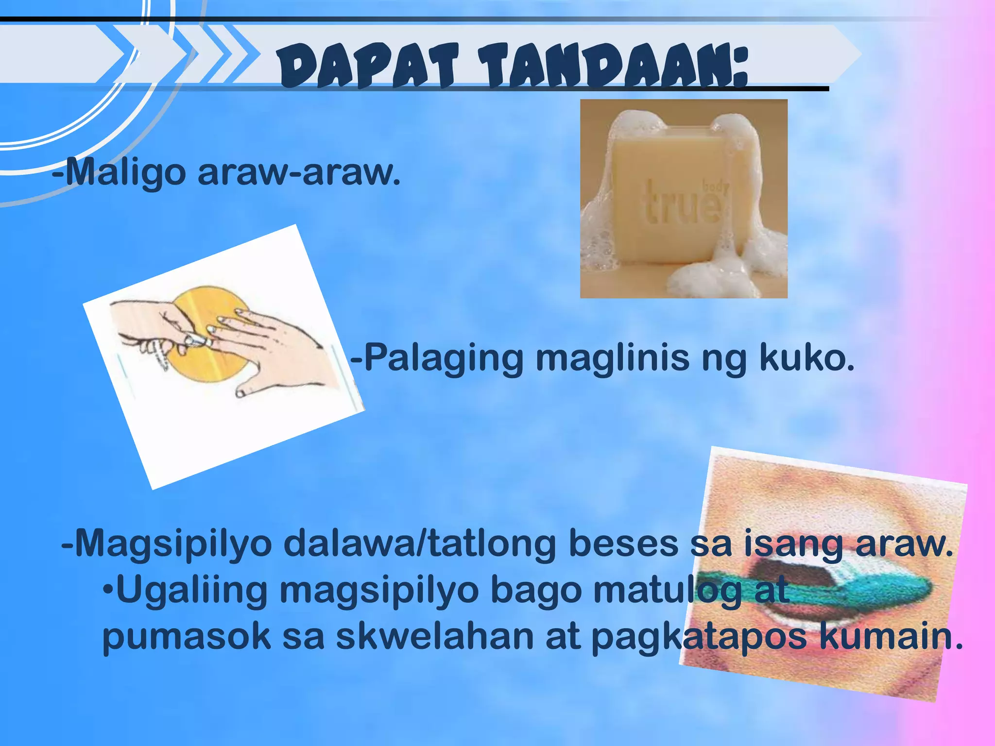 Hygiene ppt sample | PPTX