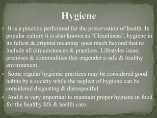 Hygiene | PPT