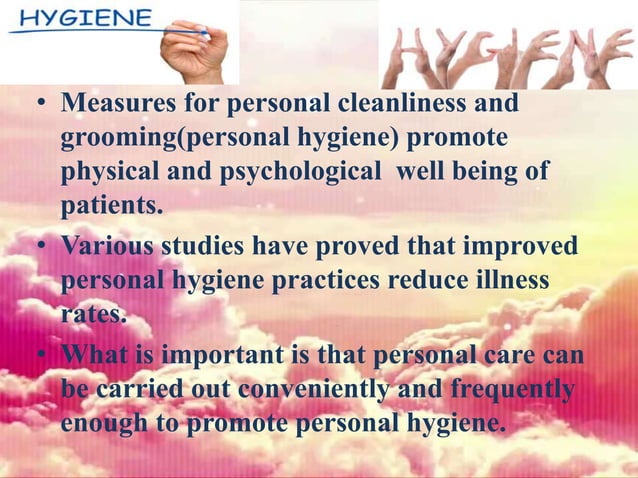 Hygiene | PPTX | Bath and Shower | Personal Care
