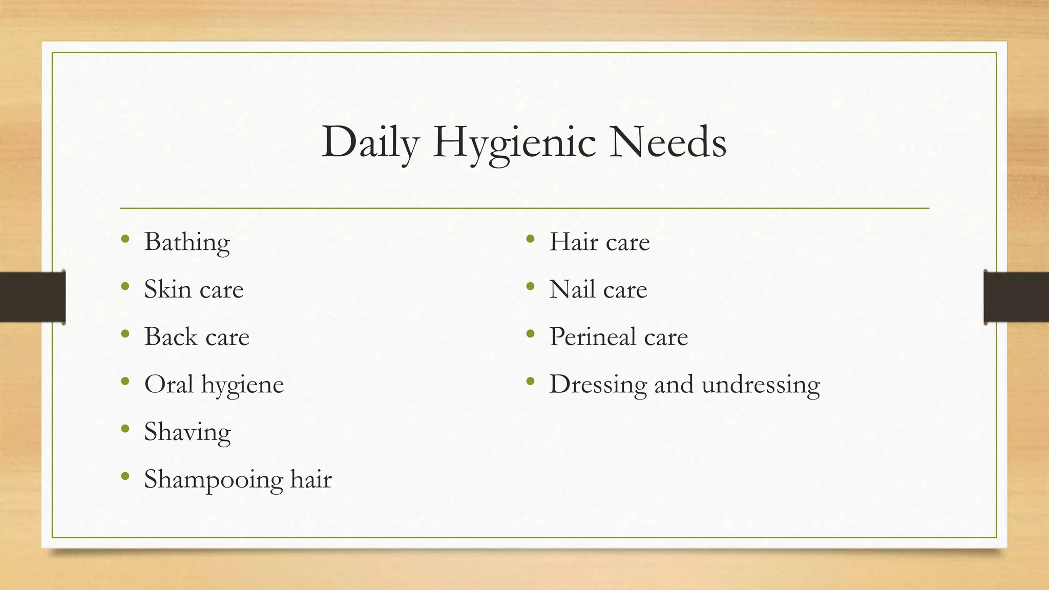 Hygiene | PPTX
