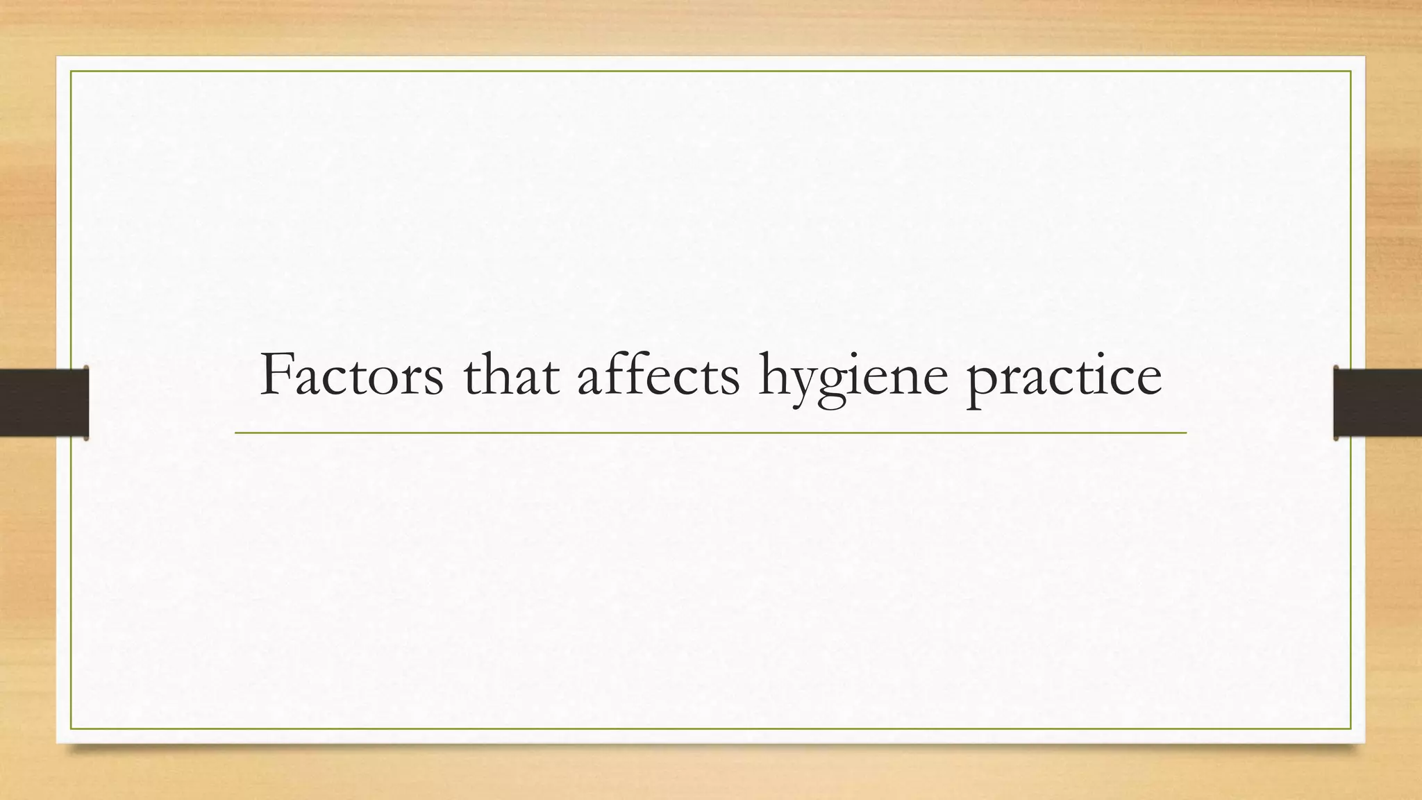 Hygiene | PPTX