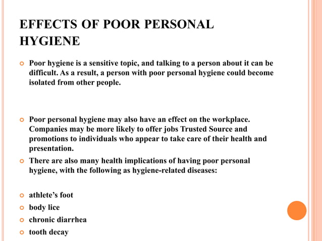 Hygiene | PPTX | Bath and Shower | Personal Care