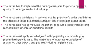 Hygiene.ppt for 2nd semester bsc nursing | PPTX