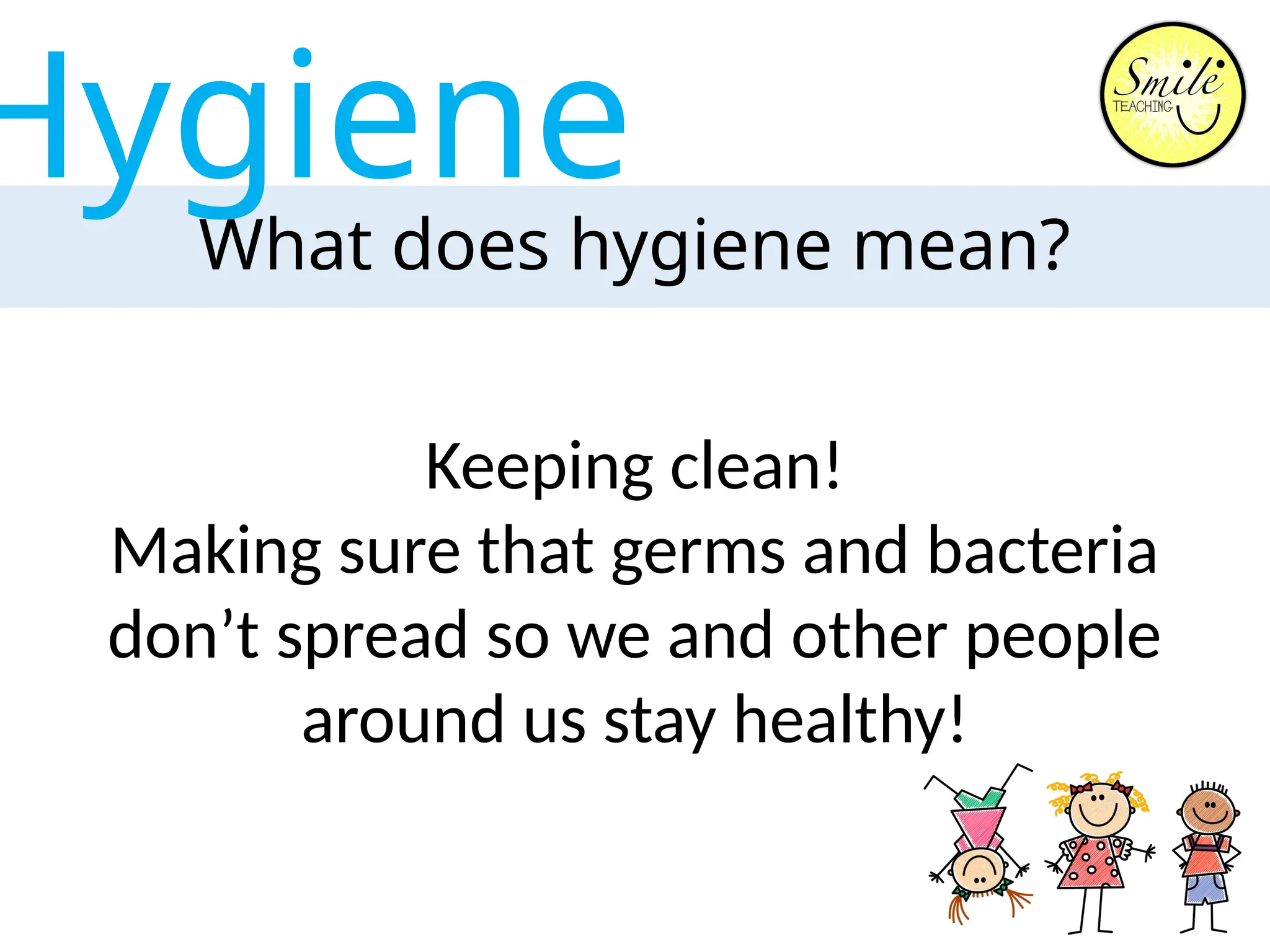 Personal Hygiene for Kids a power point lesson for kids to understand ...