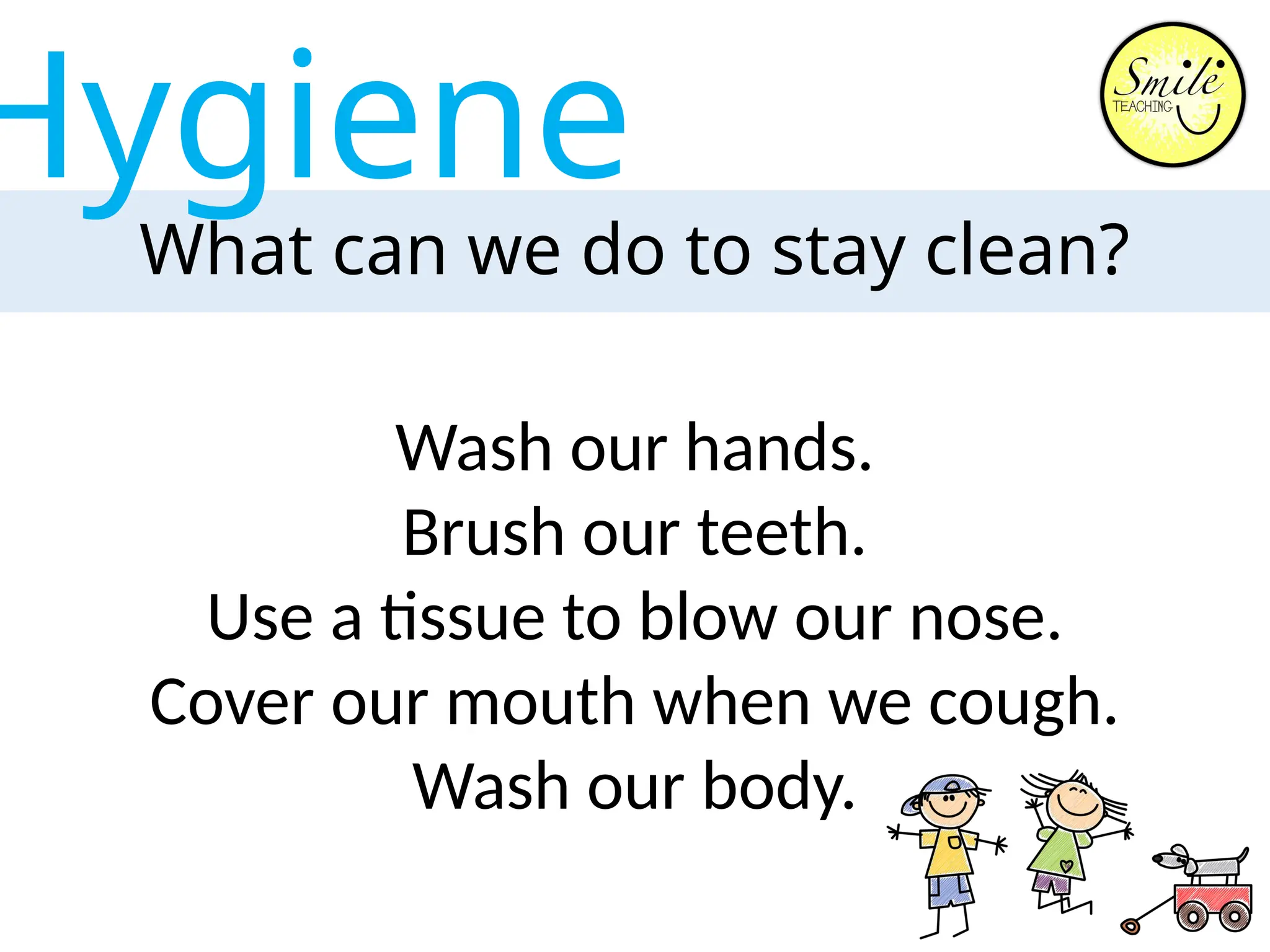 Personal Hygiene for Kids a power point lesson for kids to understand ...
