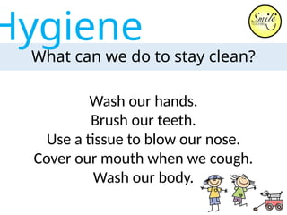 Personal Hygiene for Kids a power point lesson for kids to understand ...