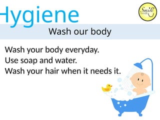 Personal Hygiene for Kids a power point lesson for kids to understand ...