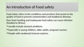 Food safety & in the environment hygiene.pptx
