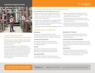 Medgate Industrial Hygiene Suite | PPT