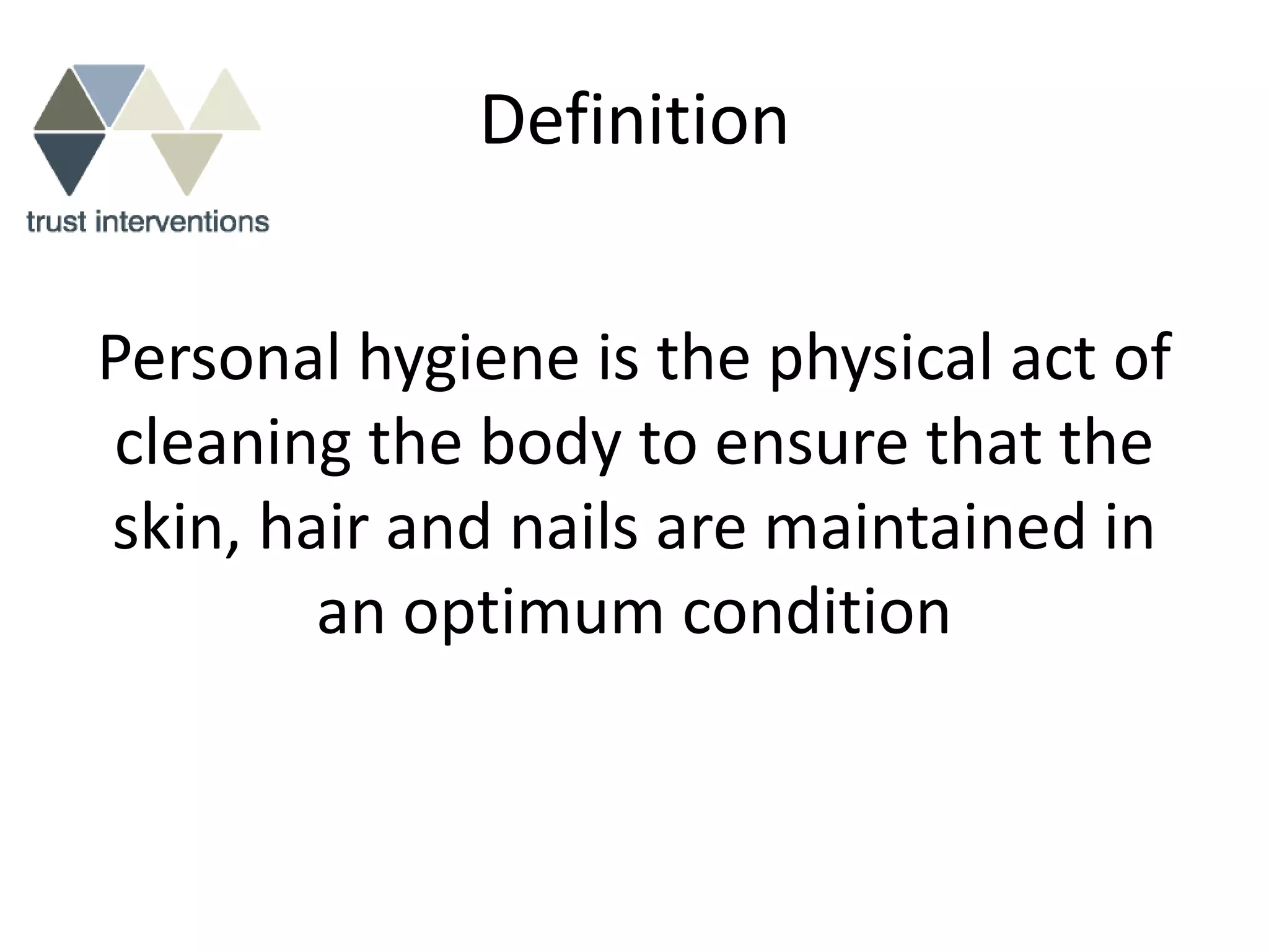 Hygiene and personal care and nails v1 | PPTX