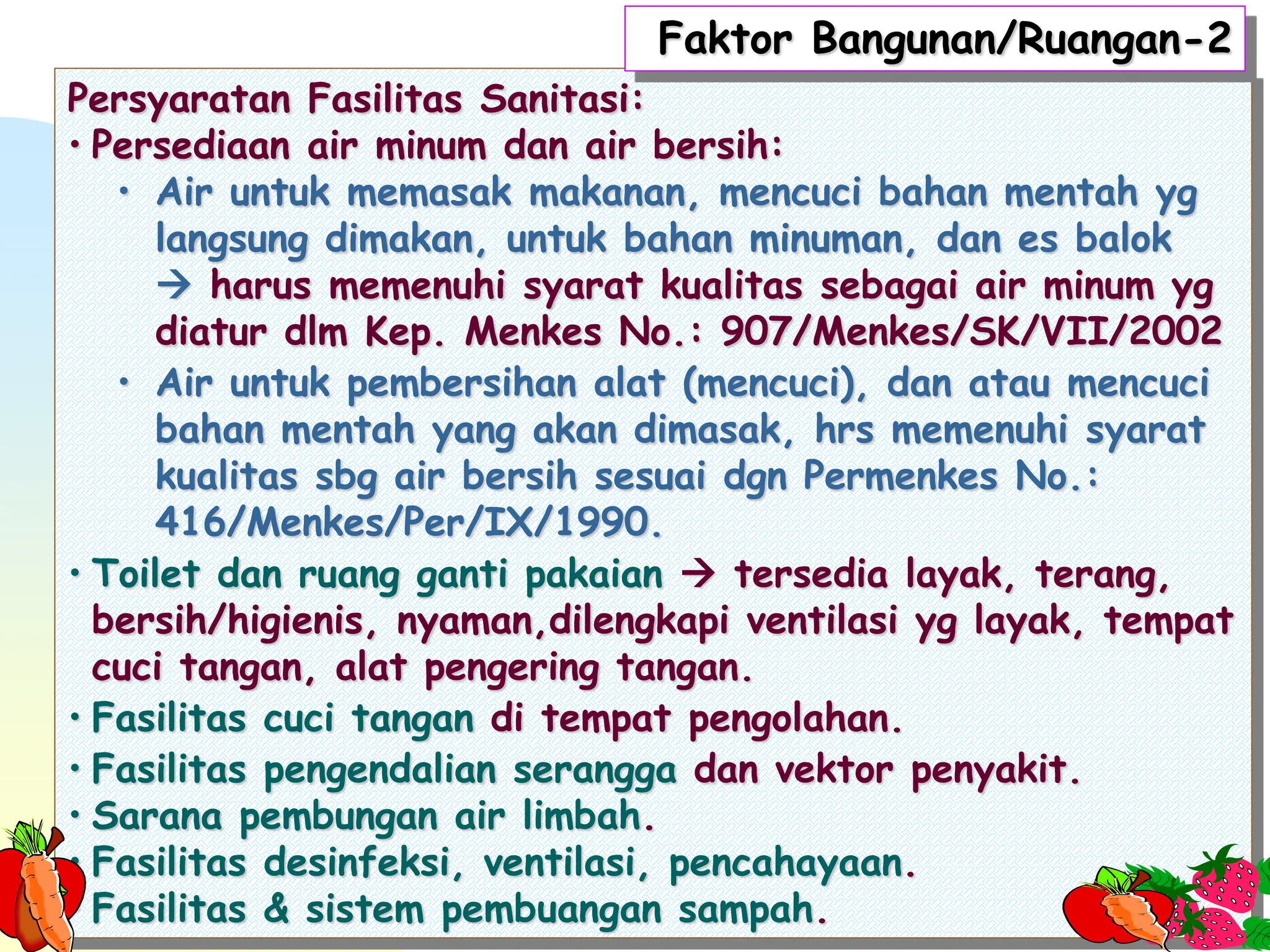 Hygiene And Sanitasi Makanan Dan Minuman Ppt