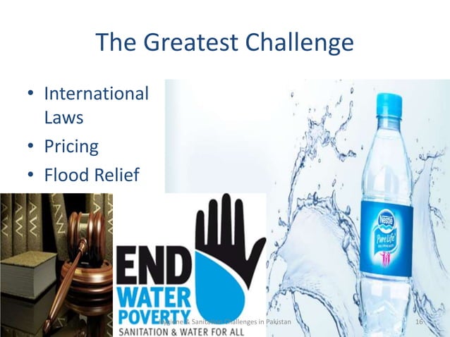 Hygiene & Sanitation Challenges in Pakistan | PPTX