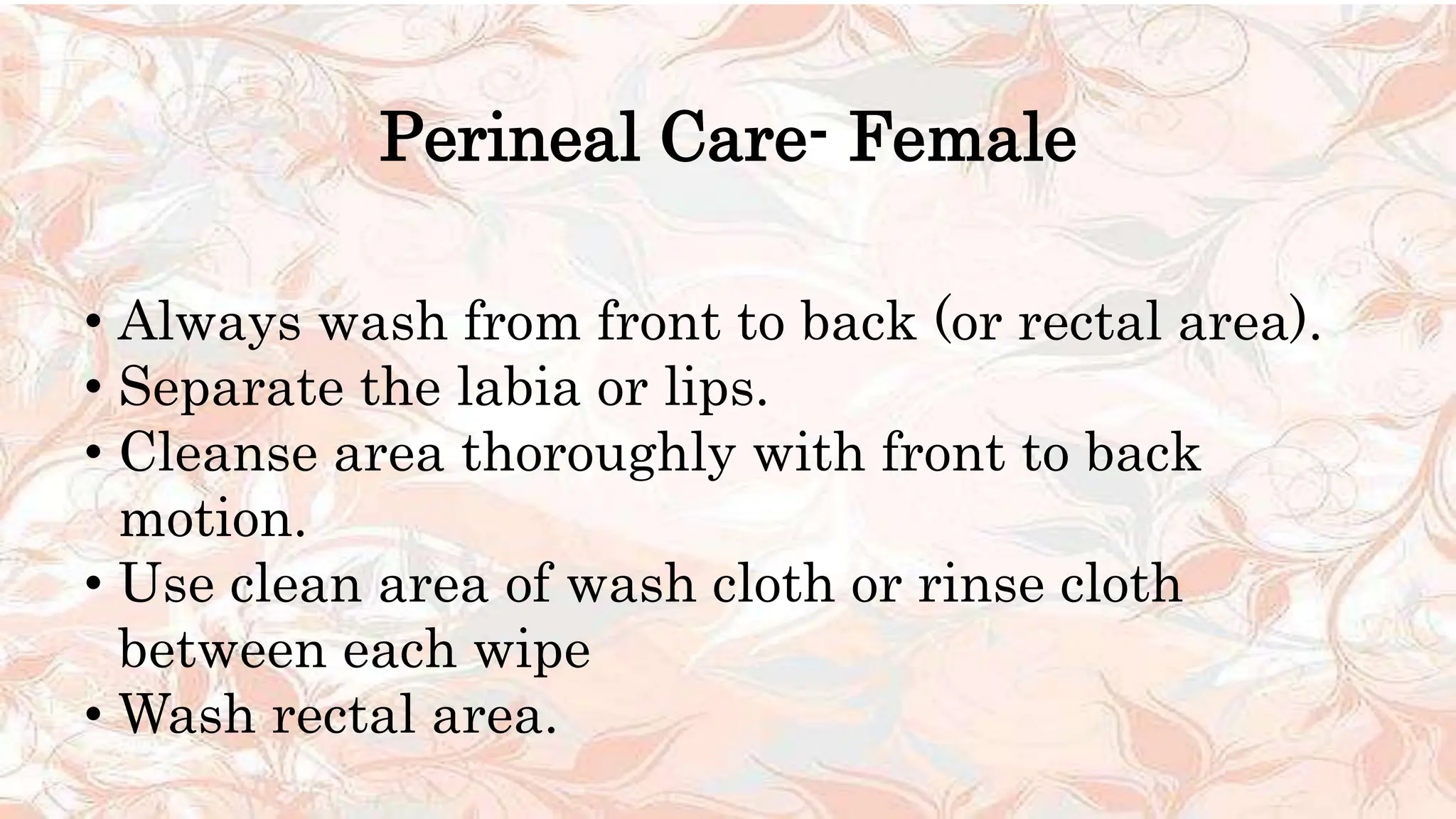 hygiene care used in the field of Caregiving | PPTX