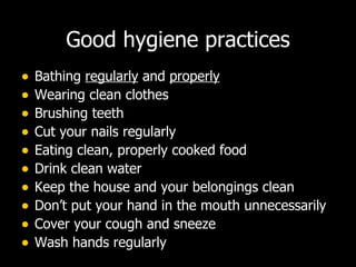Hygiene For Health | PPT