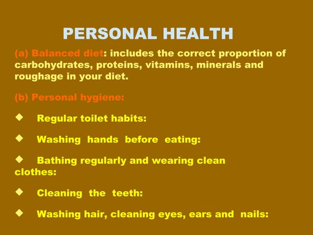Hygiene health and exercise | PPT