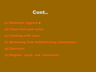 Hygiene health and exercise | PPT