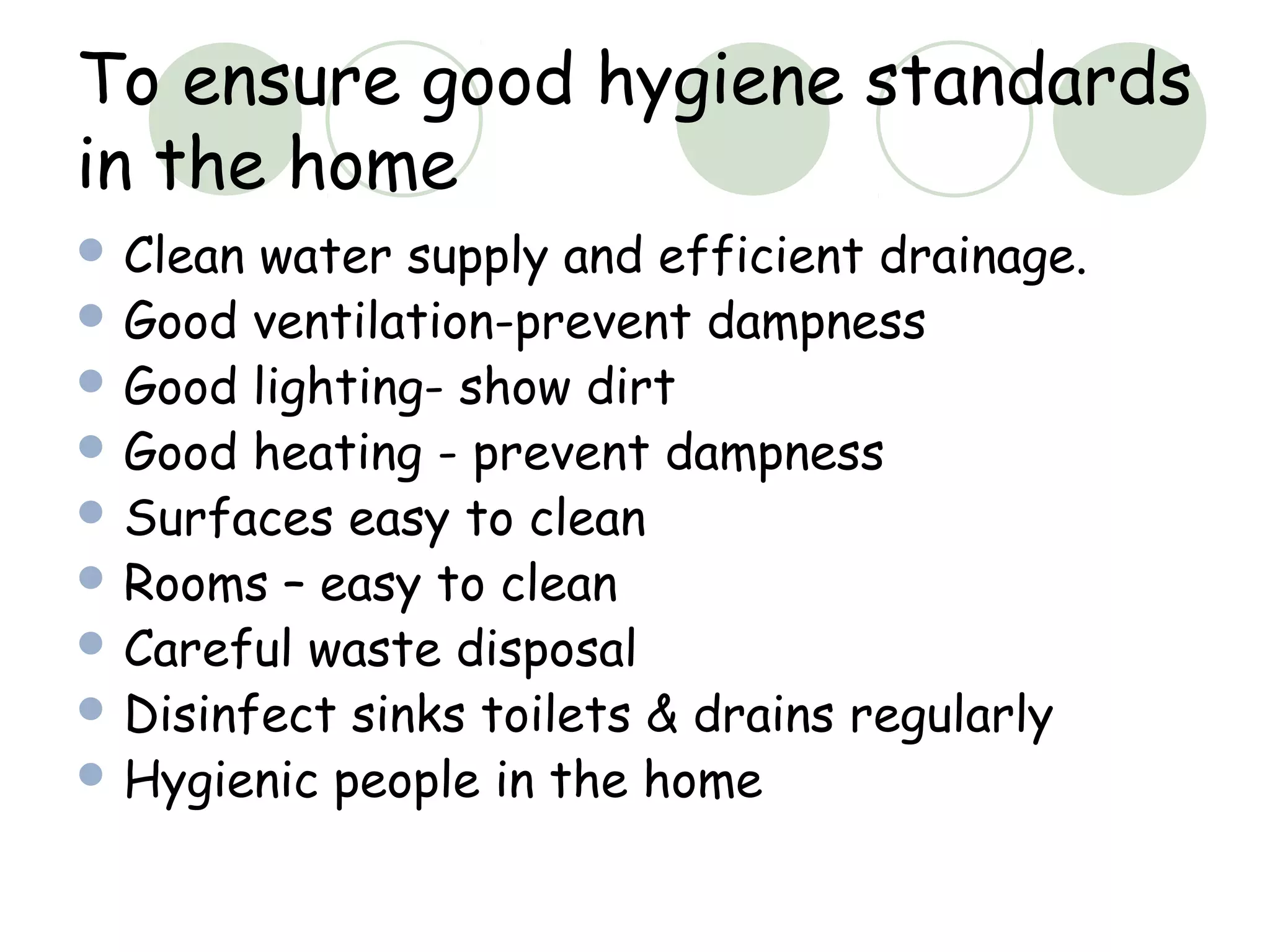 Hygiene in the home | PPT