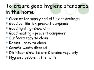 Hygiene in the home | PPT