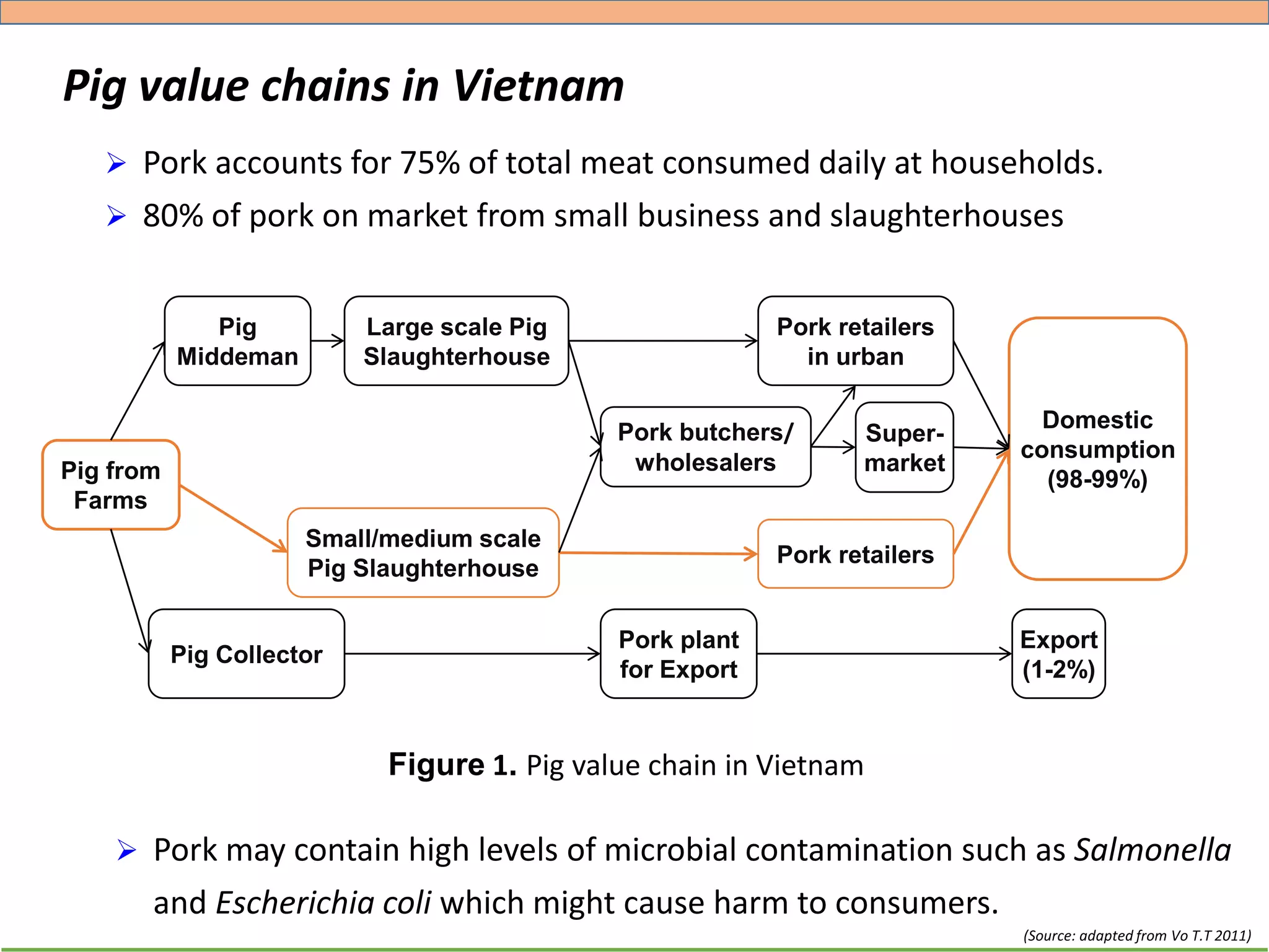 Hygiene and microbial contamination along the pork value chain in ...