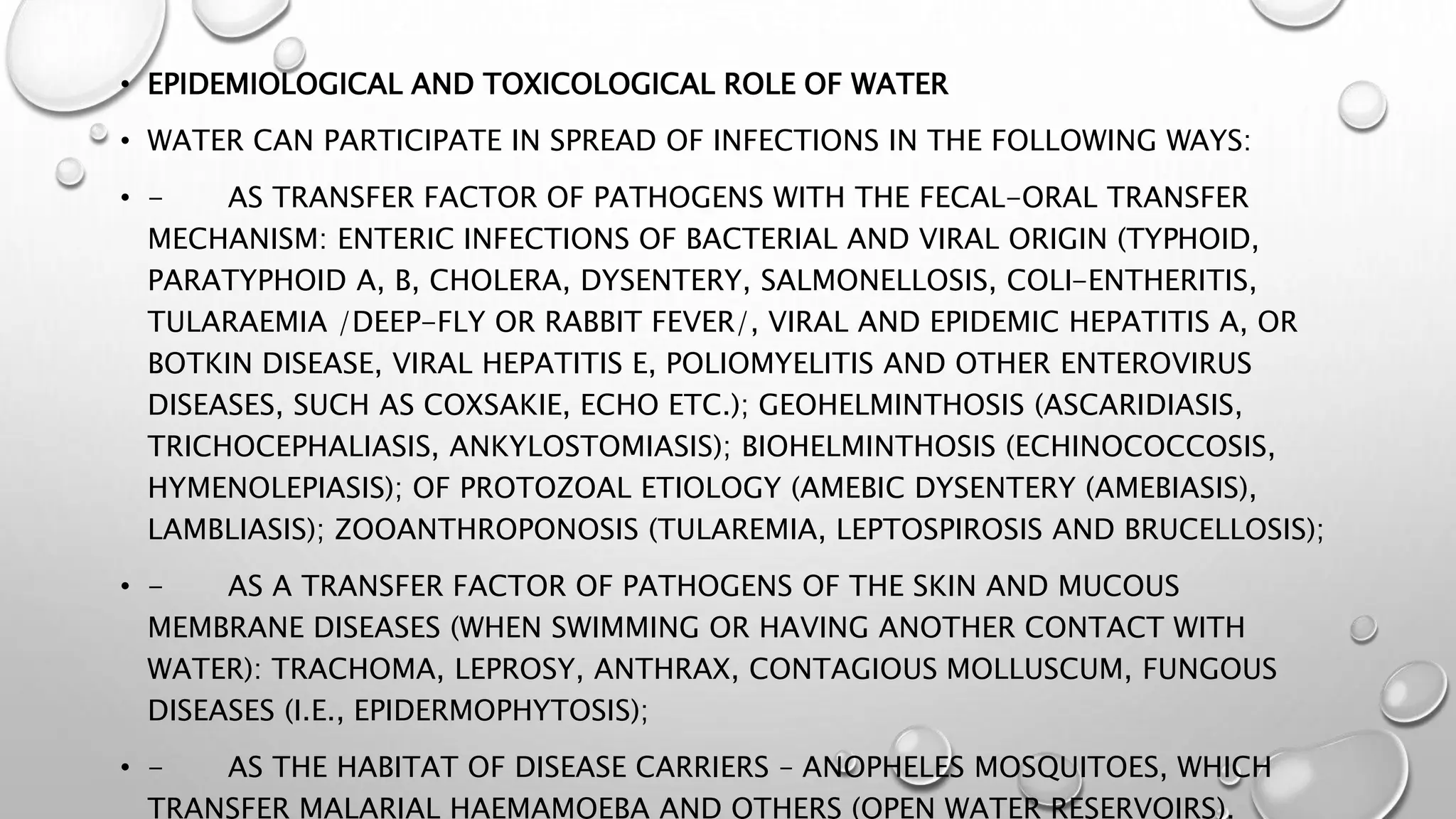 Hygiene of water.ppt interesting powerpoint | PPTX