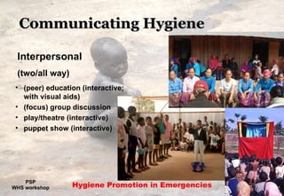 Hygiene Promotion In Emergencies | PPS