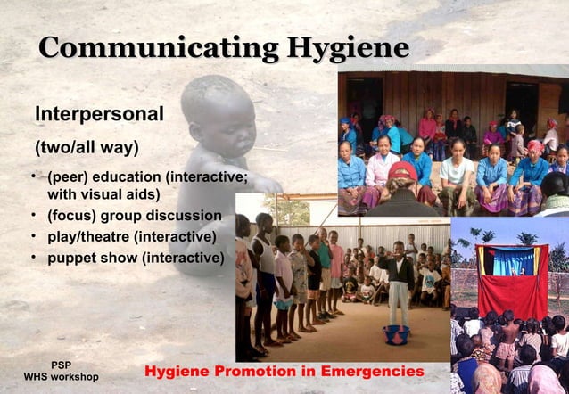 Hygiene Promotion In Emergencies | PPS