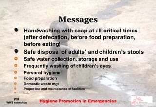 Hygiene Promotion In Emergencies | PPS