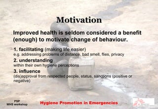Hygiene Promotion In Emergencies | PPS