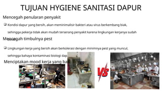 HYGIENE SANITASI DAPUR di restaurant ind | PPTX