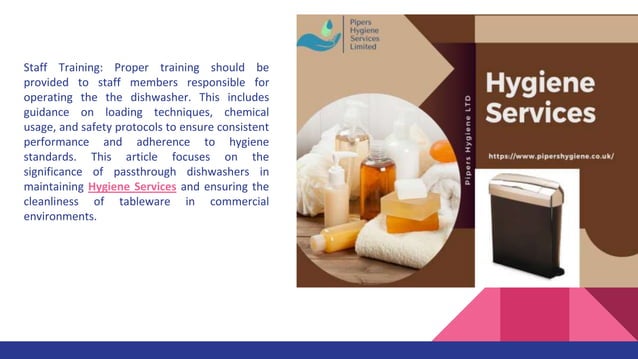 Hygiene Service to maintain a balance of cleanliness | PPT