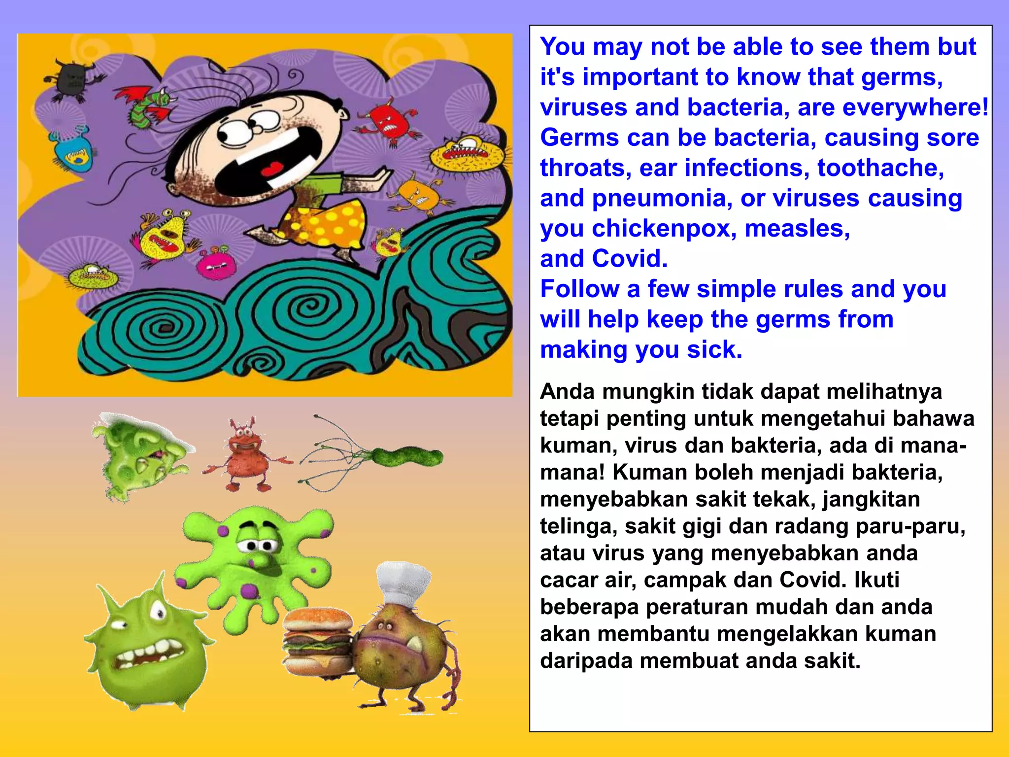 Hygiene Tips for Children (English & Malay).ppt