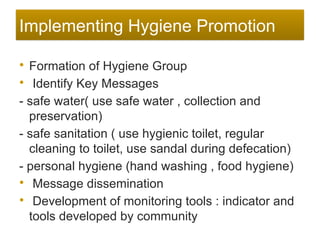 Health & Hygiene Training of Trainers CO | PPTX