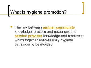 Health & Hygiene Training of Trainers CO | PPTX