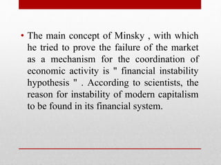 Hyman PHILIP MINSKY | PPTX