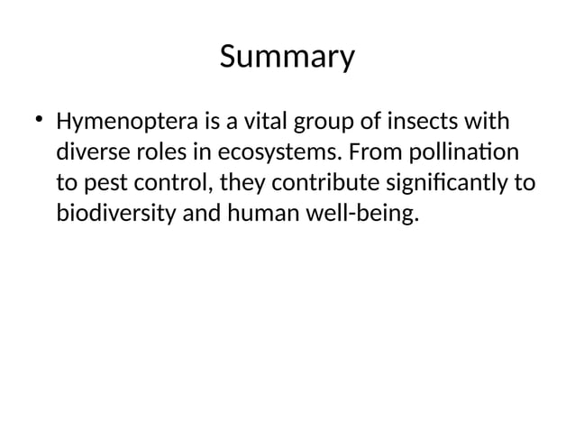animal kingdom insecta Hymenoptera order .pptx