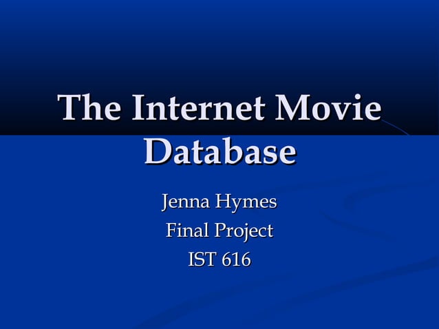 Hymes finalpresentation | PPT