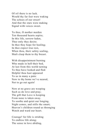 Hymns To The Nightnovalis (1772 – 1801) Was A Poet, Mystic, An.docx