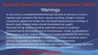 Hyocimax (Generic Hyoscine Butylbromide Tablets) | PDF