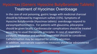 Hyocimax (Generic Hyoscine Butylbromide Tablets) | PDF