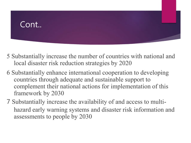 Hyogo and sendai frameworks | PPTX | Environment | Science
