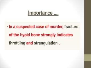 Hyoid bone by asif | PPT