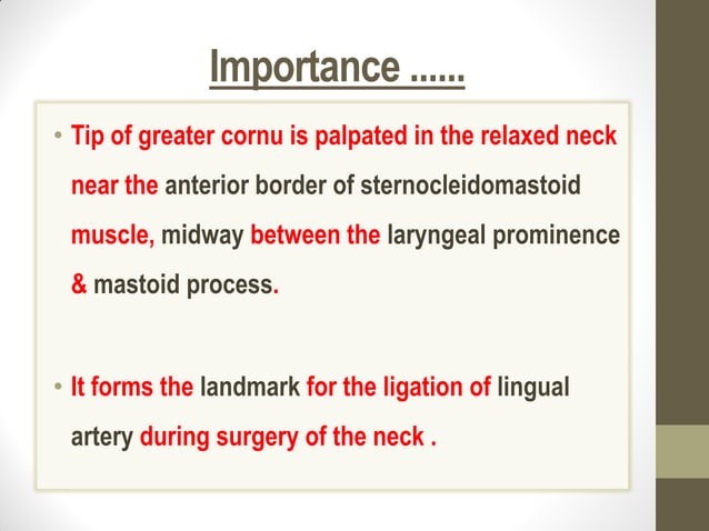 Hyoid bone by asif | PPT