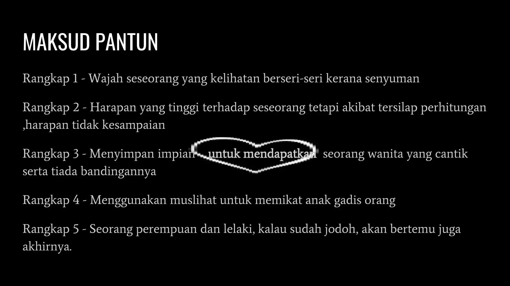 Tingkatan 2 pantun kasih sayang | PPTX